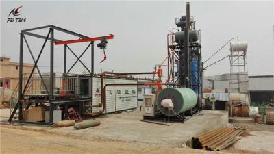 China No Burner Drum Asphalt Plant Equipment , 11kw 2 Sliding Ways Crack Fill Melter for sale