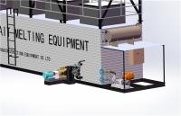 China Road Construction Bitumen Melter , Bitumen Heating Equipment For Bag / Box Packing for sale