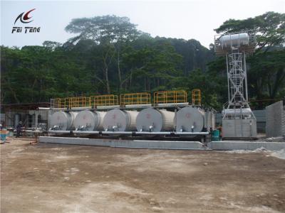 China Steel Plate 35m3 Asphalt Heating Tank For Asphalt Batching Plant 7 Tons Weight for sale