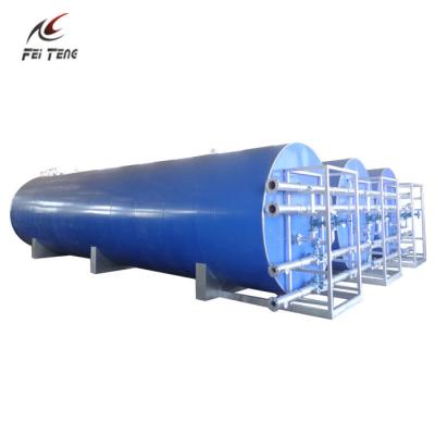 China Rock Wool Insulation Layer Asphalt Heating Machine , Thermal Oil Heating Tank for sale