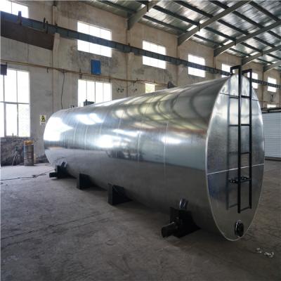 China Thermal Oil Heating Asphalt Heating Tank Cuboid Shape With Rock Wool Insulation for sale