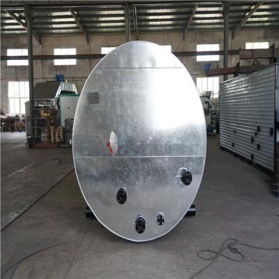 China 4 Transverse Base Asphalt Heating Tank Round Shape For Bitumen Storage for sale