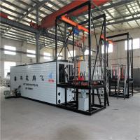 China Thermal Oil Boiler Heating Bitumen Drum Melter Continuous Production Container Loading for sale