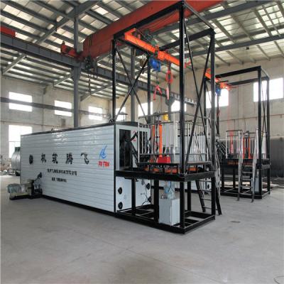 China Thermal Oil Boiler Heating Bitumen Drum Melter Continuous Production Container Loading for sale