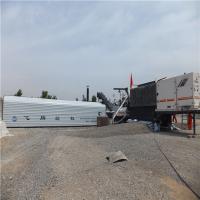 China Steel Plate Asphalt Tank , 40m3 Horizontal Road Construction Heavy Equipment for sale