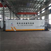 China Hot Exhaust Heating Bitumen Melting Machine Durable With Bag Crane Lifting for sale