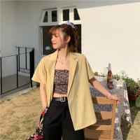 China Casual Mid Length Loose Chiffon Ladies Suit Blazers for sale