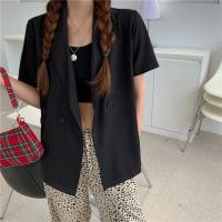 China Casual Mid Length Loose Chiffon Ladies Suit Blazers for sale