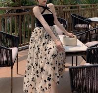 China Halter Neck A Line Womens Vacation Dresses for sale