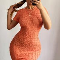 China Mid Length Halter 110cm Sexy Short Sleeve Dress Perspective Backless for sale