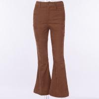 China 102cm Women Corduroy Bell Bottom Pants for sale