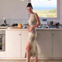 China Sleeveless Open Back Summer Maxi Dress for sale