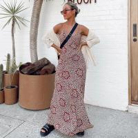 China Floral Sleeveless Women's Casual Maxi Dresses for sale