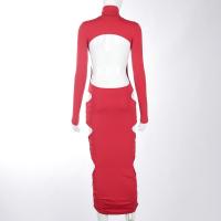 China Splicing Ripped Womens Party Maxi Dresses for sale