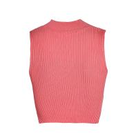 China Hanging Neck Sleeveless Sexy Women's Knitted Tank Top for sale