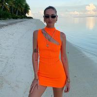 China Summer Fluorescent Mini Sexy Women Dresses for sale