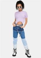 China Fleece Knitted Short Sleeve Crop T Shirt for sale