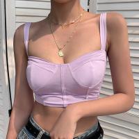 China Autumn Women's Sling Halter Backless Tank Top T Shirt for sale