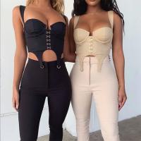 China Rivet Sexy Slim Womens Sexy Tank Tops for sale