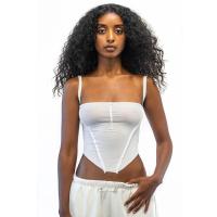 China Halter Back Umbilical Ladies Camisole Tank Tops , Women's Camisole Tank Tops for sale