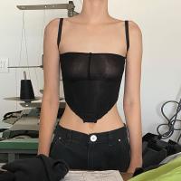 China Halter Back Umbilical Ladies Camisole Tank Tops , Women's Camisole Tank Tops for sale