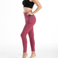 China Elastic Fitness Gym Seamless Butt Lifting Leggings With Pocket for sale
