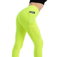 China Elastic Fitness Gym Seamless Butt Lifting Leggings With Pocket for sale