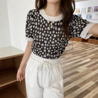 China Shrugs Core Spun Yarn Women Knit Sweater , Short Sleeve Knit Sweater for sale