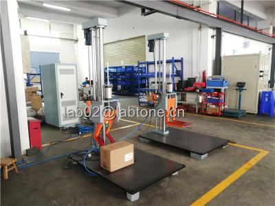 China Drop Height 150 Cm Packaging Drop Test Machine Steel base 100 x 150 Cm for sale
