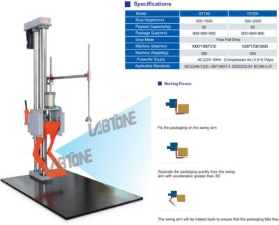 China Lab Drop Tester ISTA 6-Amazon Drop Test Machine for Package Free Fall Drop for sale