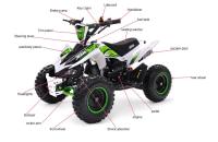 China Mini ATV Off Road Buggy Quad 2-STROKE 49cc Engine Gasoline For Kids for sale
