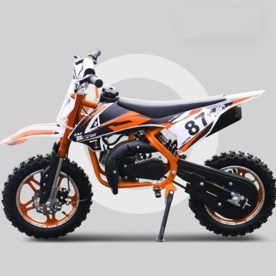 China 49cc 50cc Mini Electric Dirt Bike For Kids 40-60Km/H Front And Rear Suspension for sale