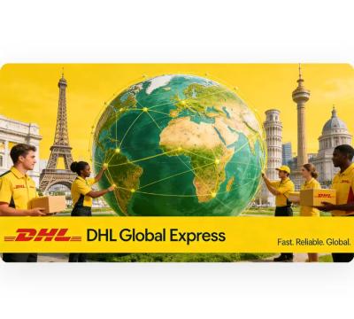 China Door To Door DHL Global Express International Shipping With Real Time GPS Tracking for sale