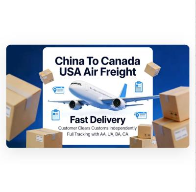 China Global Air Freight Forwarder China To Canada USA Air Freight Service 3-5 Working Days for sale