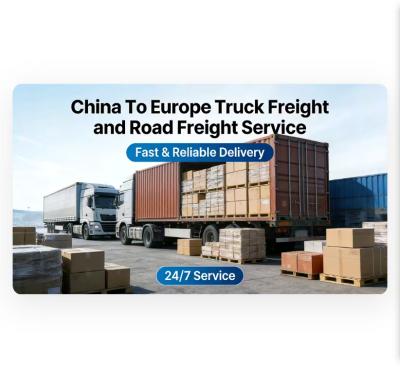 China China to Europe Truck Freight Service , FCL / LCL Shipping Cargo Trucking Services for sale