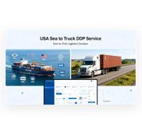 China USA Sea To Truck DDP Service For Reliable Door To Door Logistic for sale