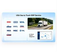 China USA Sea To Truck DDP Service For Reliable Door To Door Logistic for sale