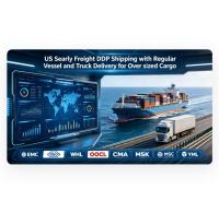 China Oversized Cargo US Sea Freight DDP Shipping With Regular Vessel / Truck Delivery for sale