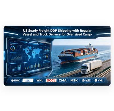 China Oversized Cargo US Sea Freight DDP Shipping With Regular Vessel / Truck Delivery for sale