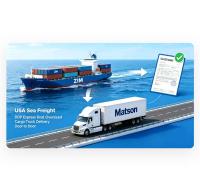 China USA Sea Freight DDP Express Boat Oversized Cargo Truck Delivery Door to Door for sale