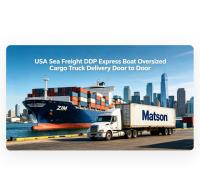 China USA Sea Freight DDP Express Boat Oversized Cargo Truck Delivery Door to Door for sale