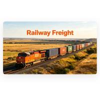 China Full Container Railway Freight Service For Efficient Bulk Shipping for sale