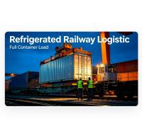 China Cross Border Railway Freight Service , Refrigerated Railway Logistics Solution for sale