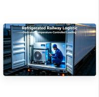 China Cross Border Railway Freight Service , Refrigerated Railway Logistics Solution for sale