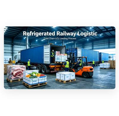 China Cross Border Railway Freight Service , Refrigerated Railway Logistics Solution for sale