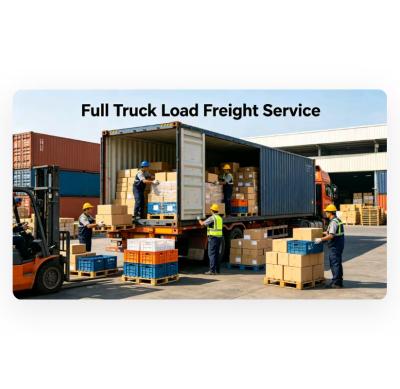 China FTL Full Truck Load Freight Service For Efficient Truckload Shipping And Logistics for sale