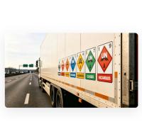 China Hazardous Goods Truck Freight Transport Shipping Fully Compliant Cross Border Road Logistics Service for sale