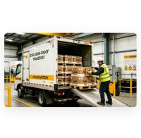 China Hazardous Goods Truck Freight Transport Shipping Fully Compliant Cross Border Road Logistics Service for sale