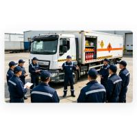 China Hazardous Goods Truck Freight Transport Shipping Fully Compliant Cross Border Road Logistics Service for sale