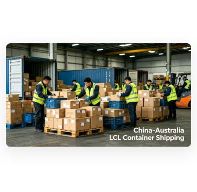 China Cross Border Ocean LCL Container Shipping From China To Australia Sea Freight for sale
